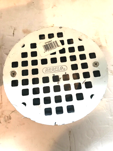 Commercial Floor Drain 6" ProFlo PF42847 PVC with Stainless cover. | eBay