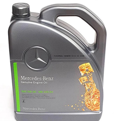 Mercedes-Benz Genuine 5W30 Engine Oil Low Ash 229.52 5L 5 Litre Fully ...