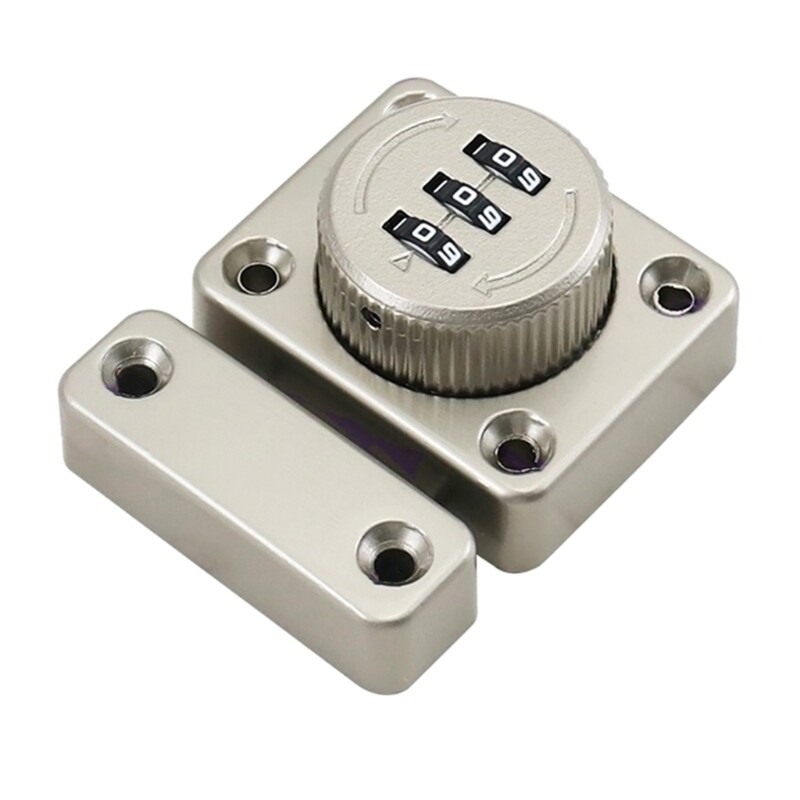 Mechanical Password Lock Rotary Latches 3Digit Combination Drawer Lock ...