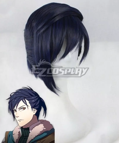 Fire Emblem Three Houses 5 Years Felix Timeskip Blue Cosplay Wig | eBay