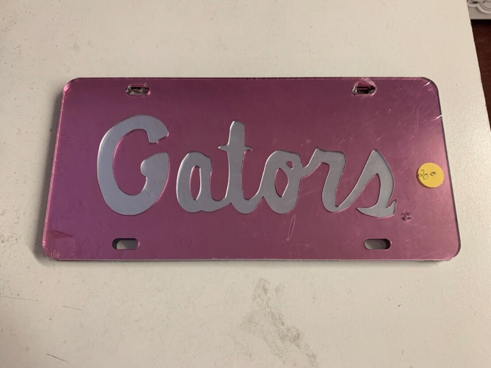 Florida Gators NCAA Pink Mirrored Laser Cut License Plate Craftique | eBay