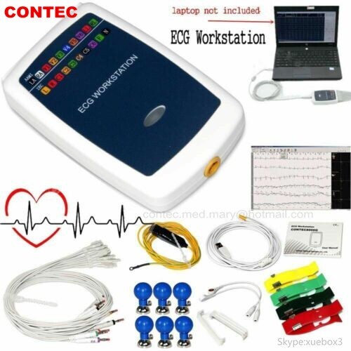 PC based 12-Lead Resting ECG workstation EKG Machine,PC Software ...