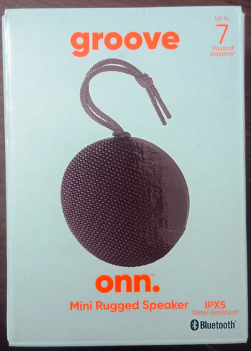 Onn Groove Rugged Mini Bluetooth Speaker In Box | eBay