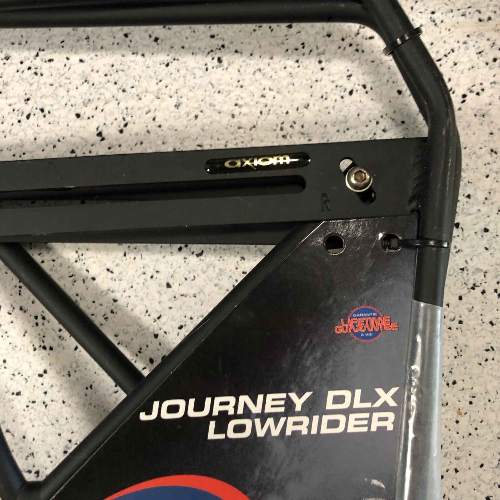 Axiom Journey DLX Low Rider Front Rack Black for sale online | eBay