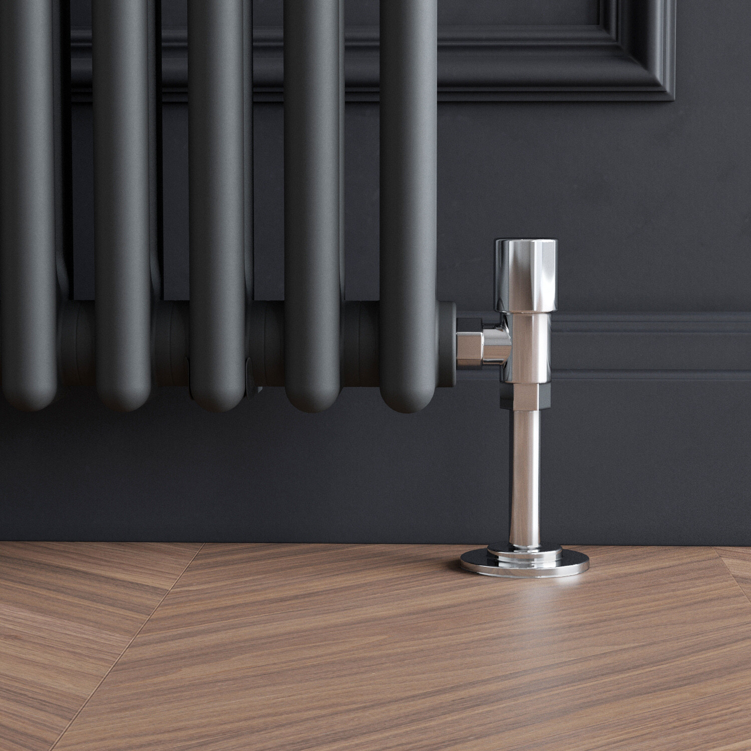 Traditional Cast Iron Radiator 2/3 Column Vertical Horizontal Heating ...