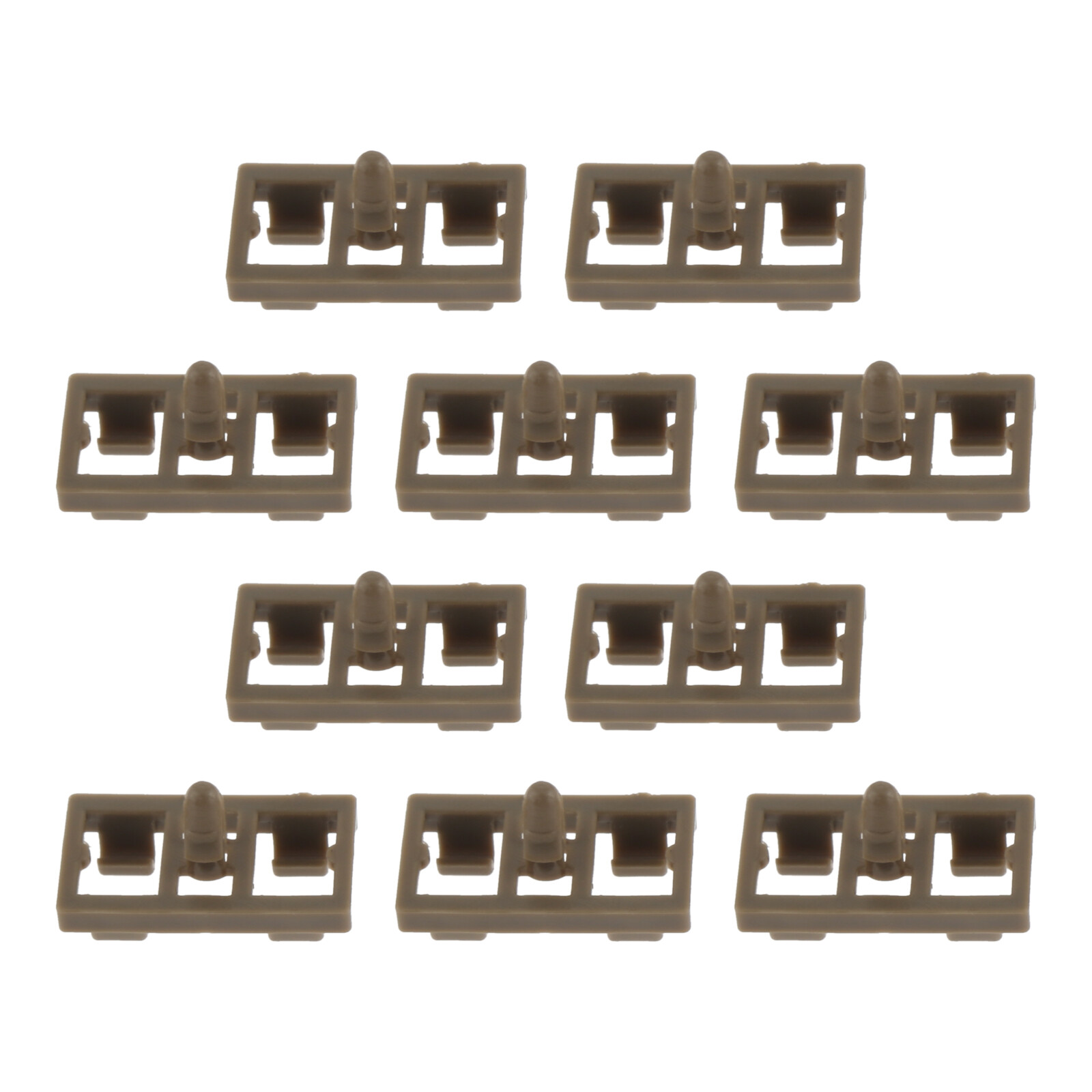 10Pcs Plastic Clips Seal Retainer Car Front Rear Lower Weather Strip ...