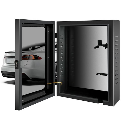 Outdoor Wall-Mounted Charging Station Box for Tesla Fits Most EV Car ...