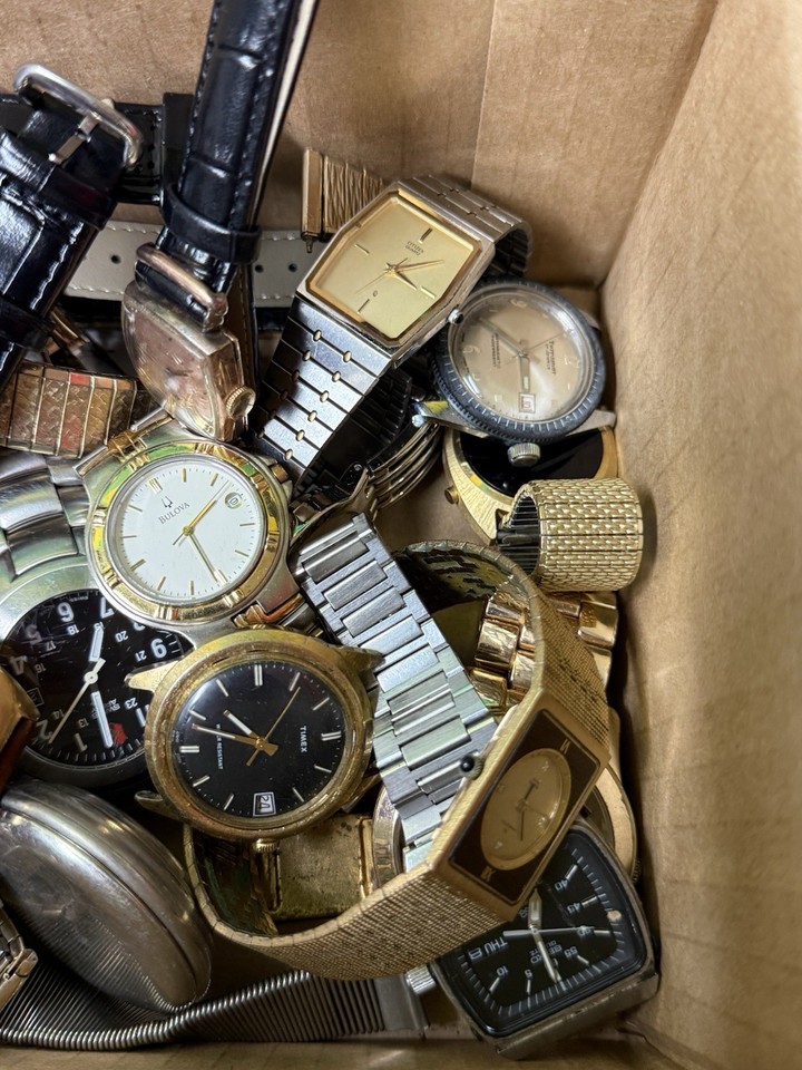 Huge Lot of Unsorted Vintage Watches As Is Untested | eBay