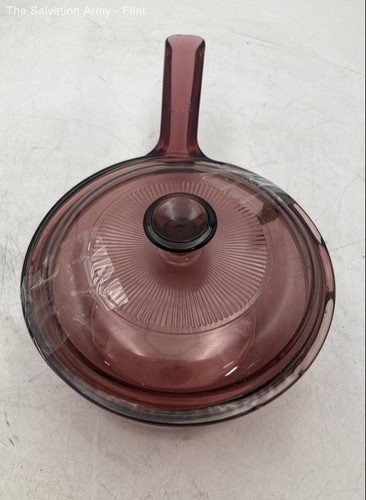 Visions By Corning Amethyst Pink Home & Kitchenware Glass Pots Lot Of 2 ...