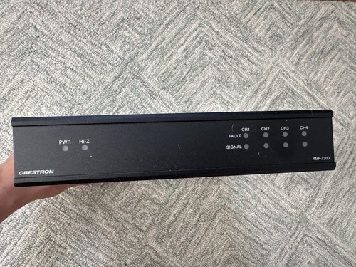 Crestron AMP-X300 4-Channel 300W Professional Power Amplifier – Tested ...