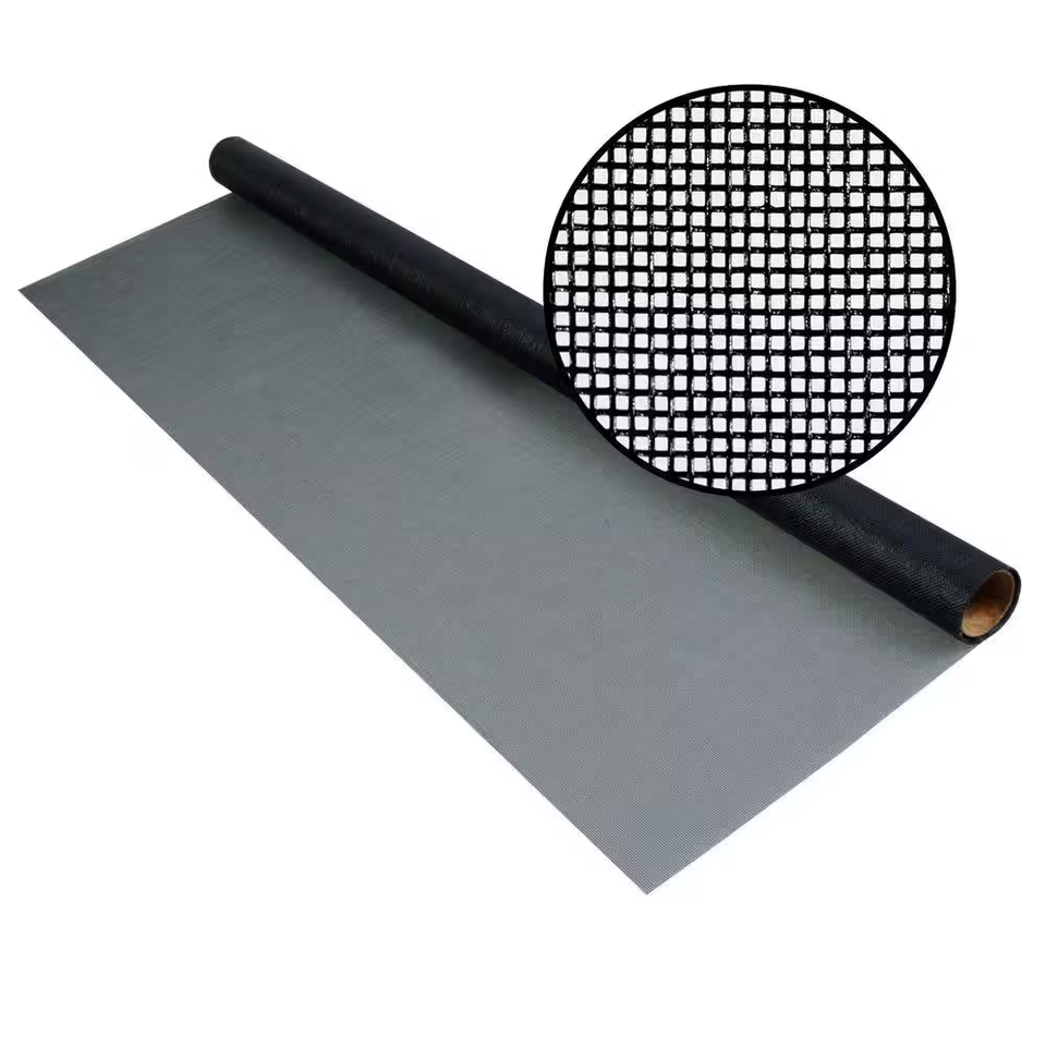 84 In. X 25 Ft. Fiberglass Insect Screen 20 X 20 No-See-Um Bug Black ...