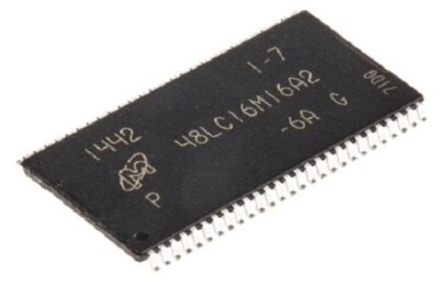 Micron SDRAM CHIP 22.22x10.16x1.2mm 3-3.6V 54-Pins 256MB 6ns Surface ...