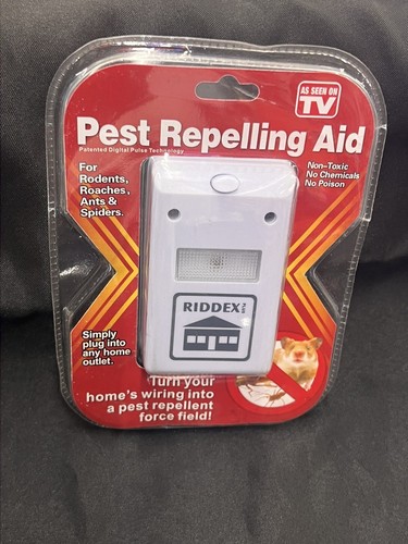 Riddex Plus 110V Ultrasonic Pest Repelling Aid - White (030501A) for ...