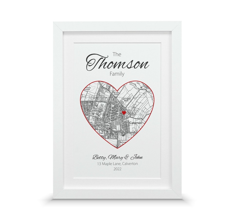 House warming gift | Personalised new home gift for family | Moving ...