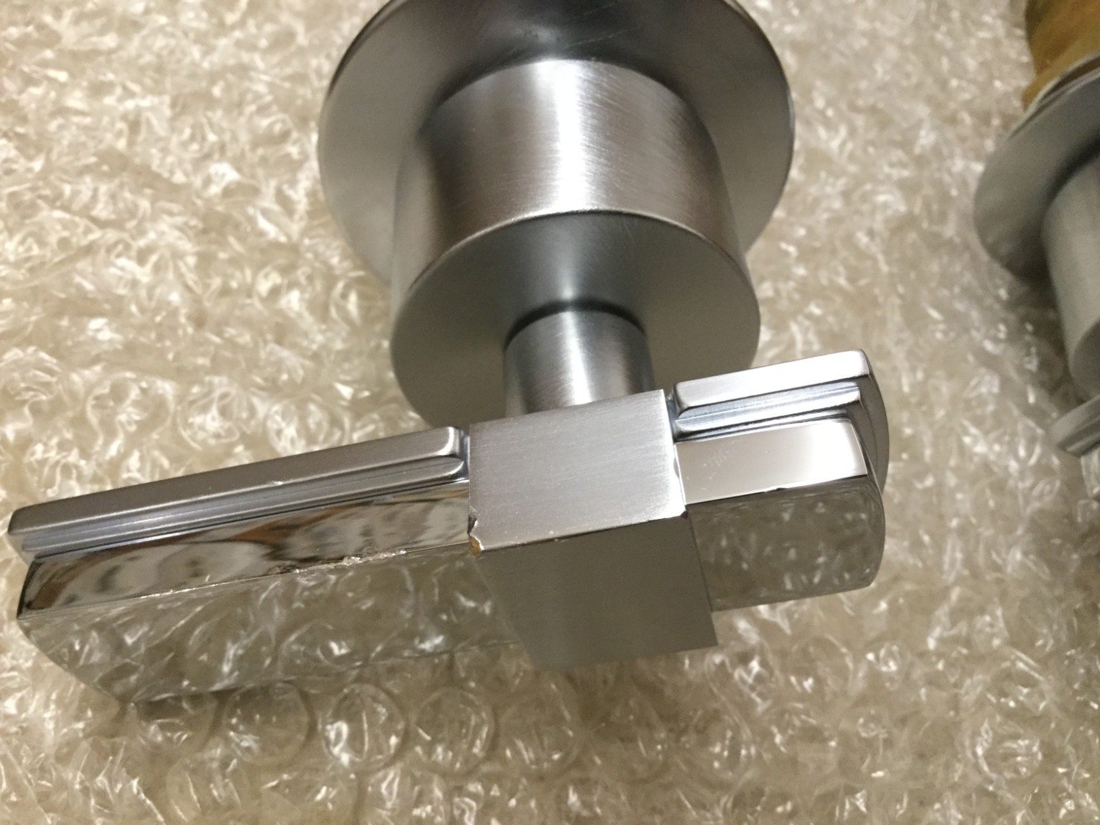 Kohler Alterna widespread lavatory faucet w/ Crescent spout, BRUSHED ...