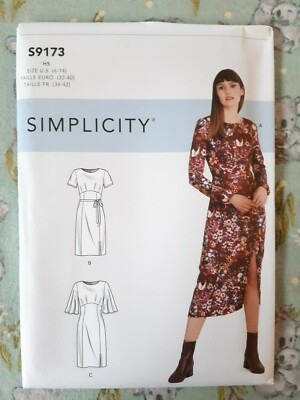 Simplicity Sewing Pattern 9173 S9173 Women's Dress Size 6-14 New | eBay ...