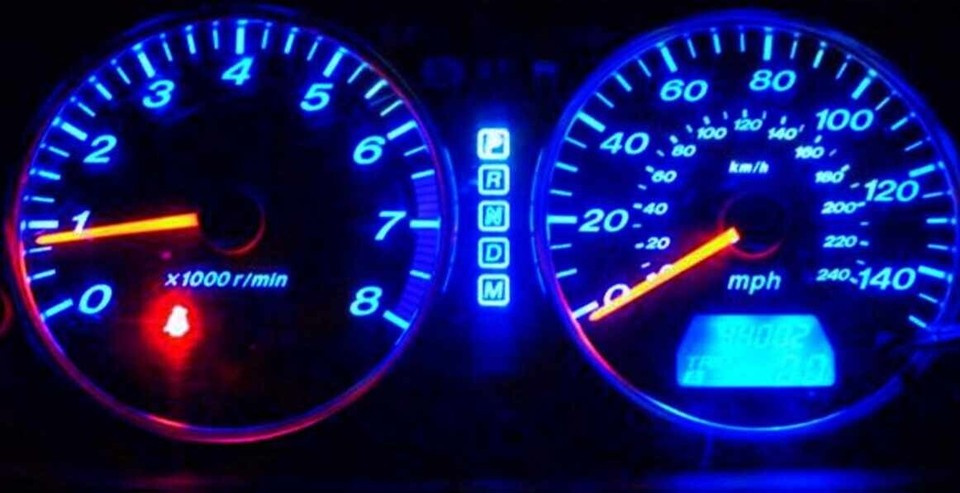 SPEEDOMETER FOR 2003 04 05 06 HUMMER H2 COMPLETE REMAN CLUSTER WITH LED ...