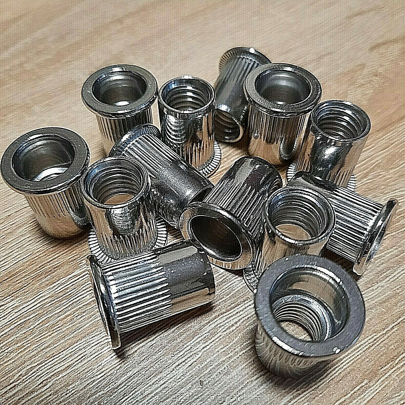 INSERTI RIVETTI FILETTATI M3 M4 M5 M6 M8 M10 ACCIAIO INOX TESTA ...