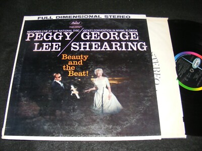 PEGGY LEE George Shearing STEREO BANNER LP Beauty and The Beat! Capitol ...