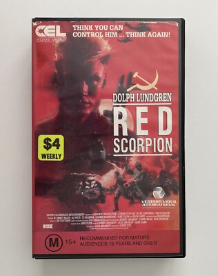 Red Scorpion [VHS] CEL Big Box Ex-Rental Video Tape Dolph Lundgren ...