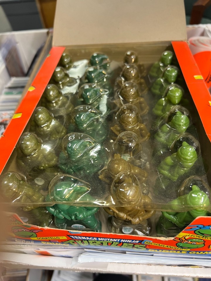 1991 TEENAGE MUTANT NINJA TURTLES PRIMO BUBBLE GUM 24 CT BOX *EXTREMELY ...
