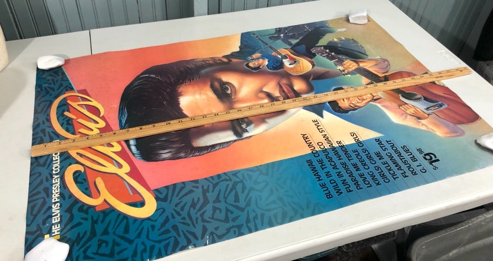 Elvis Presley Collection VHS Key Video Vintage Poster 36 x 22" | eBay