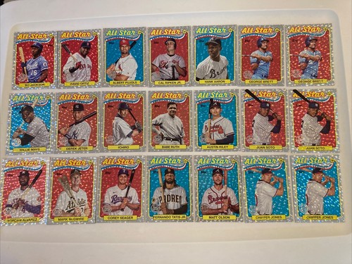 2024 Topps Series 2 1989 Silver Foilboard All-Star Inserts - Lot Of 56 ...