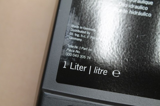 Porsche Hydraulic Oil Steering Fluid 1 L 00004330574 Genuine for sale ...