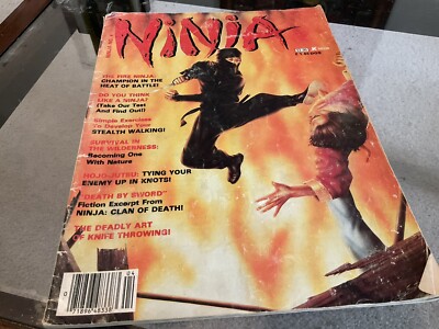 Ninja Magazine 4 1984 Bujinkan Genbukan Jinenkan To-shin Do Hatsumi ...