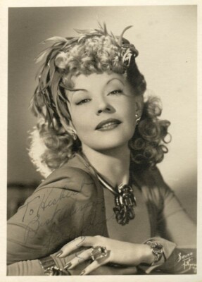 Hollywood Golden Era Actress JUNE KNIGHT Vintage Portrait Picture Photo ...