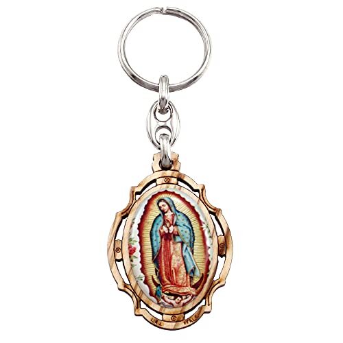 Olive Wood Catholic Saints Keychain For Men And Women | eBay