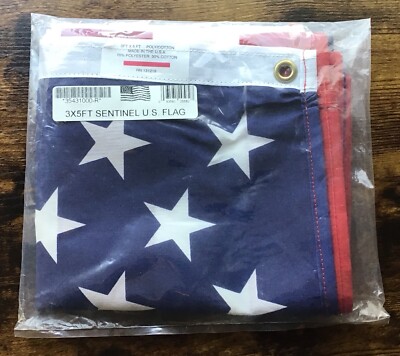 NEW In Package Sentinel U.S. American Flag 3 Ft X 5 Ft Made in USA ...