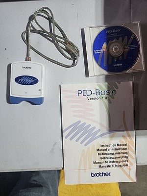 Brother PED-Basic Embroidery Design Transfer Box Card Reader Software ...