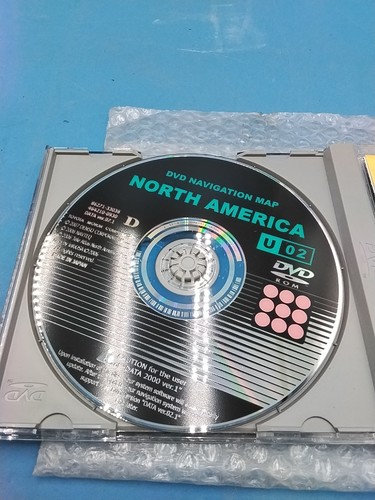 Toyota 86807-12016 Navigation DVD Disc Disk CD Map U02 MN 00110-DVD07 ...
