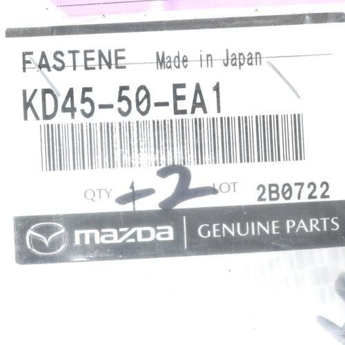 NEW OEM Mazda 2014-2022 Mazda3 CX-3 MX-5 Miata Seal Plate Bolt KD45-50 ...