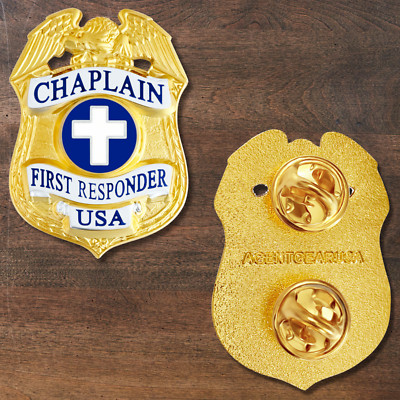 Chaplain First Responder - Mini Badge Pin | eBay