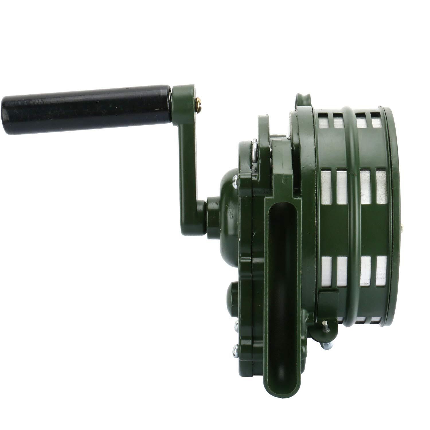 Handheld Loud Hand Crank Manual Operated Air RAID Alarm Portable USA ...