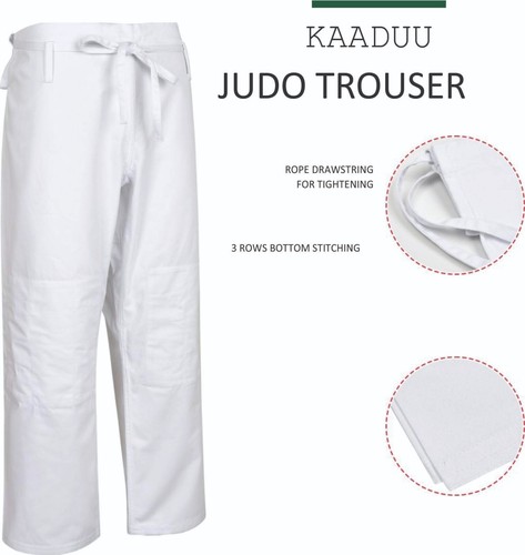 Judo Trousers Judo Pants Martial Art Pants 7.5oz White Aikido Judo ...