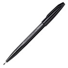 S520-A Pentel Sign Pen Stick Marker, Fine Point, Black Ink, Pack of 12 ...