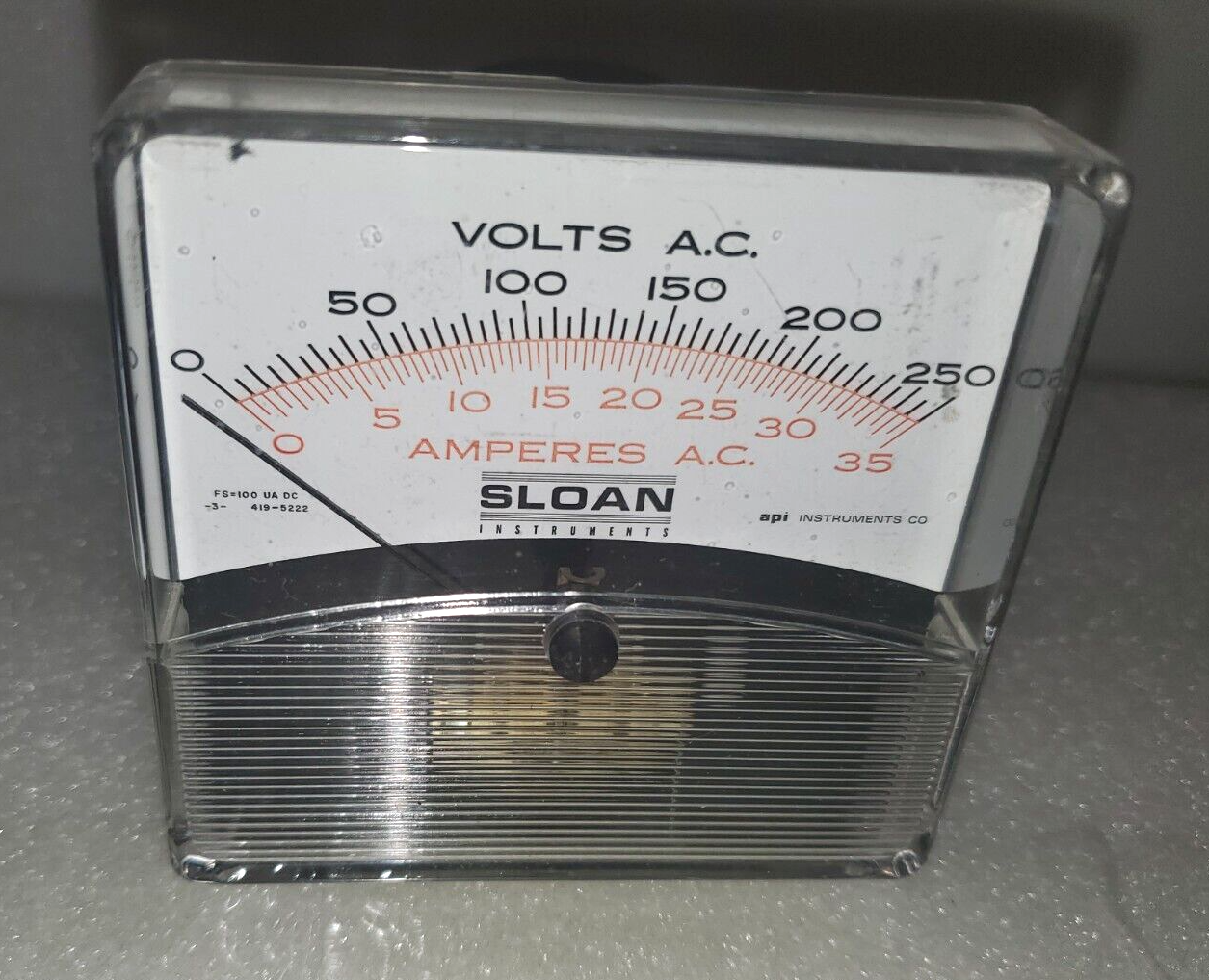 API 37-3512-000 Shielded Meter 100uA DC - Fast free shipping | eBay