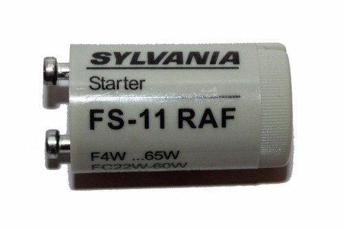 Pack x2 SYLVANIA Universal Starter 4-65W FS-11 (F4W-65W,FC22W-65W,CF18W ...