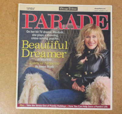 Parade Newspaper Magazine - Patricia Arquette - MEDIUM | eBay
