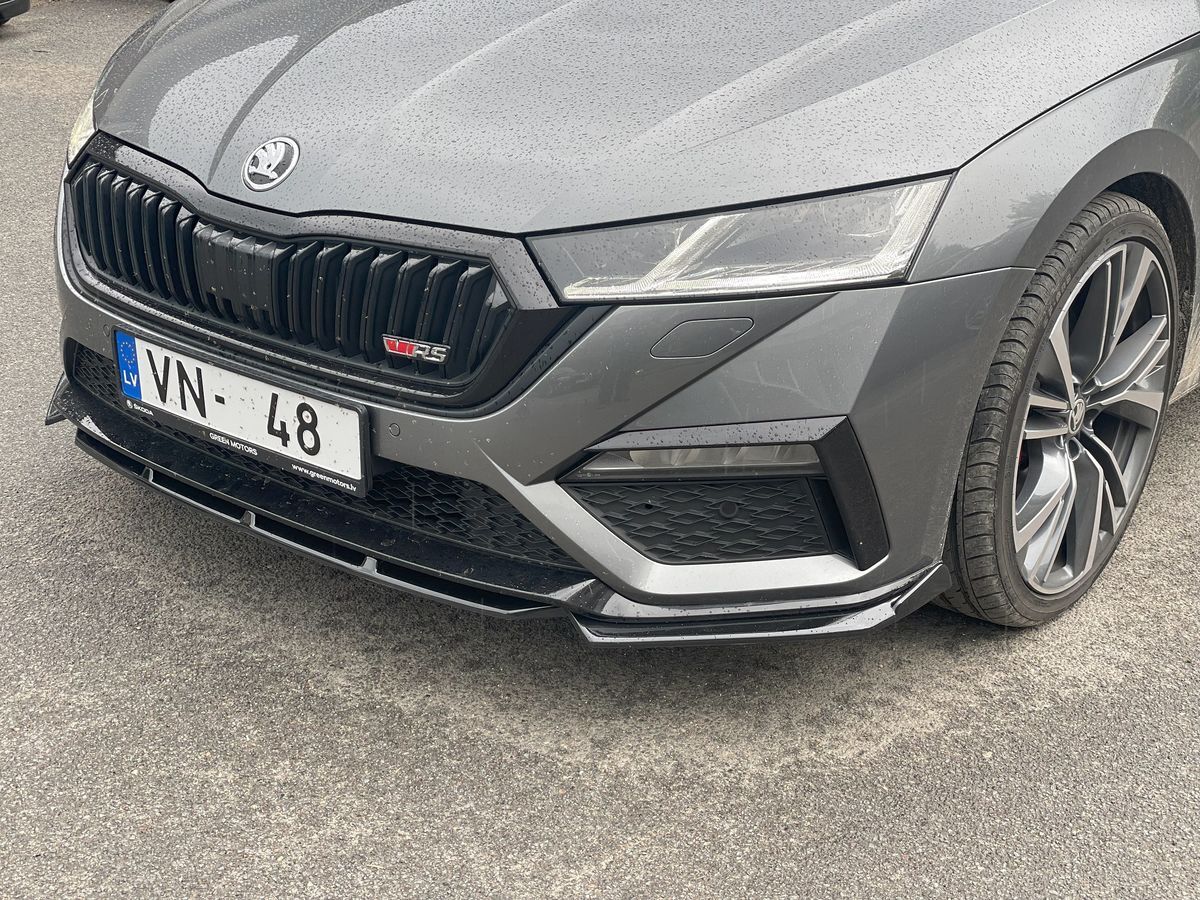 Front Bumper spoiler splitter skirt valance For Skoda Octavia RS vRS NX ...