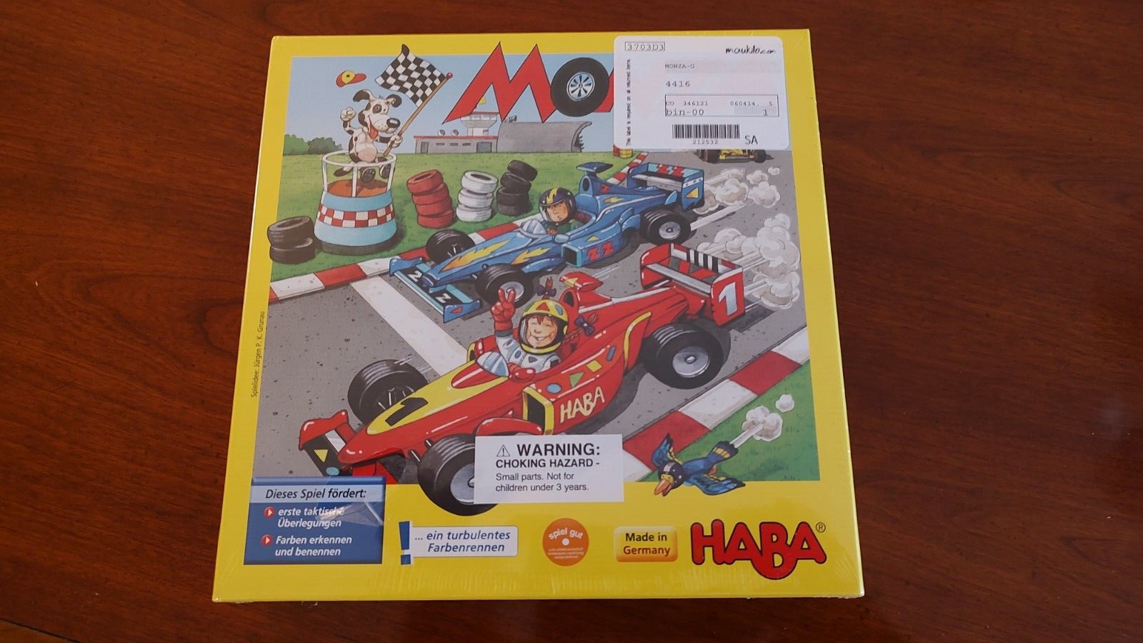 Monza Car Racing Board Game Haba Games Tactical Thinking 2-6 Age 5 ...