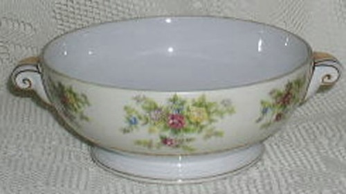 Mepoco China Bowl Yellow Scrolls Green checks Flowers | eBay