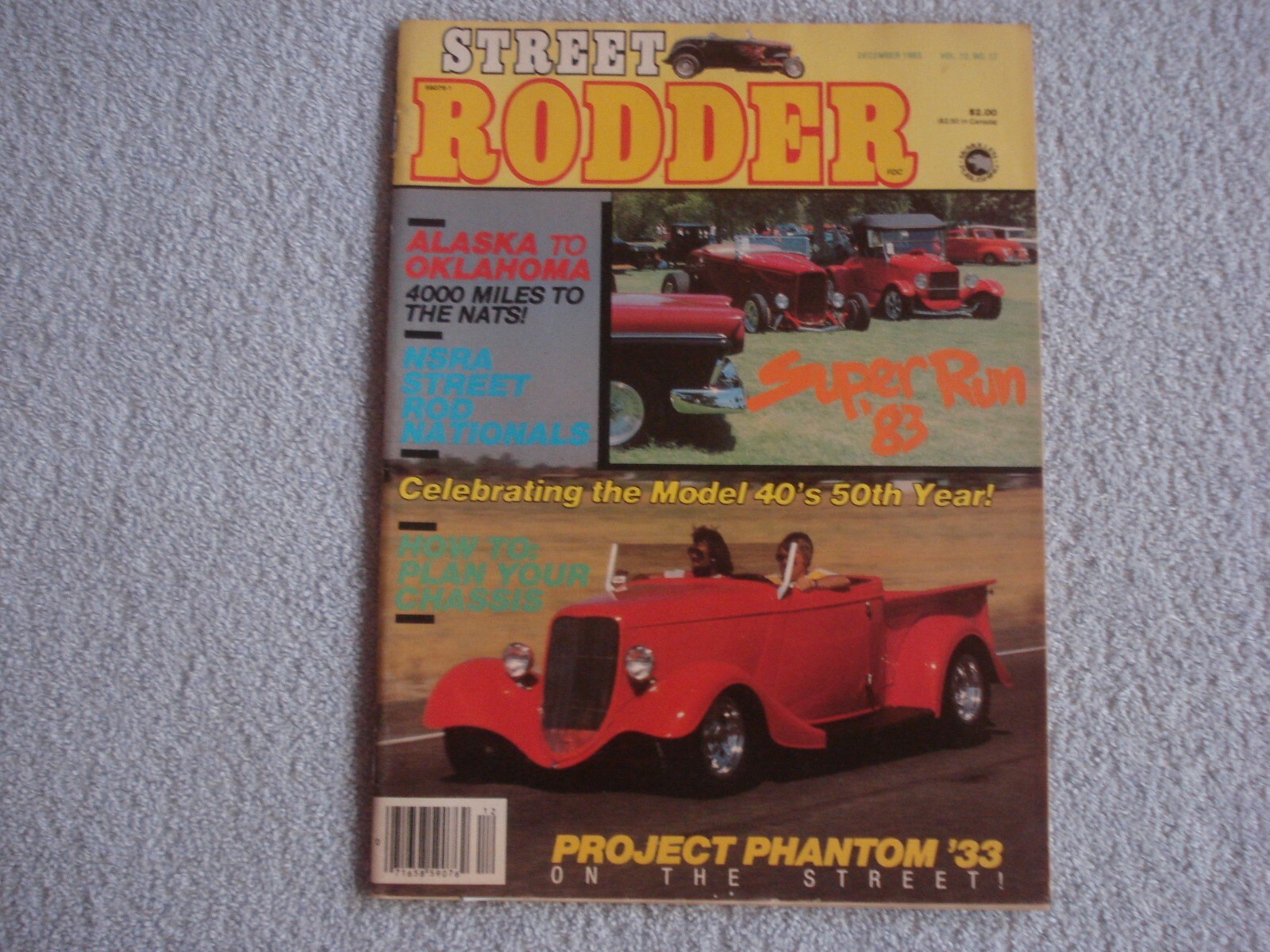 Street Rodder 1983 December Classic Hot Rod Modified Custom Cars and ...