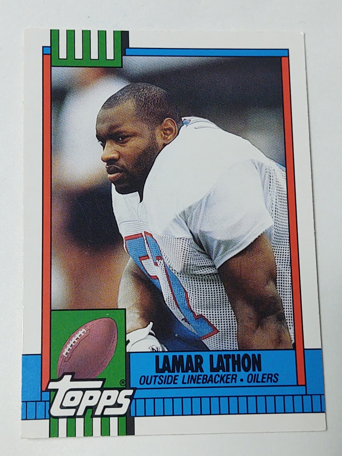1990 TOPPS TRADED LAMAR LATHON #107T RC ROOKIE FOOTBALL CARD | eBay