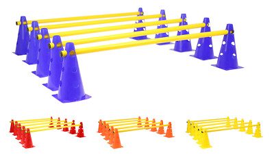 Agility Hurdle Set Adjustable for all kinds of Sports - Blue Yellow ...