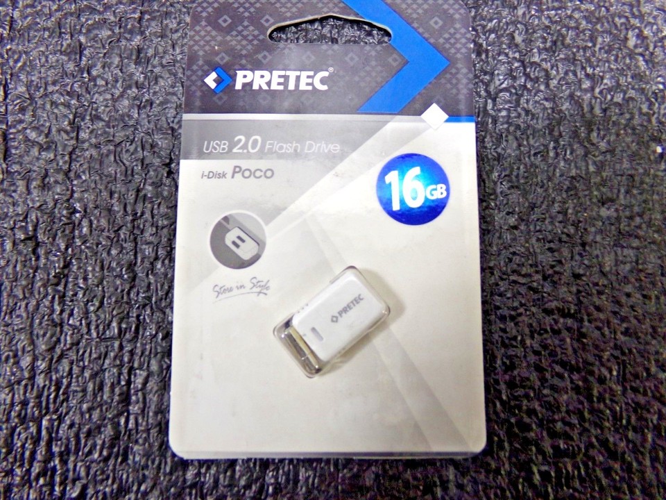 2PK Pretec 16GB Flashdrive USB 2.0, i-Disk Paco (RC) | eBay