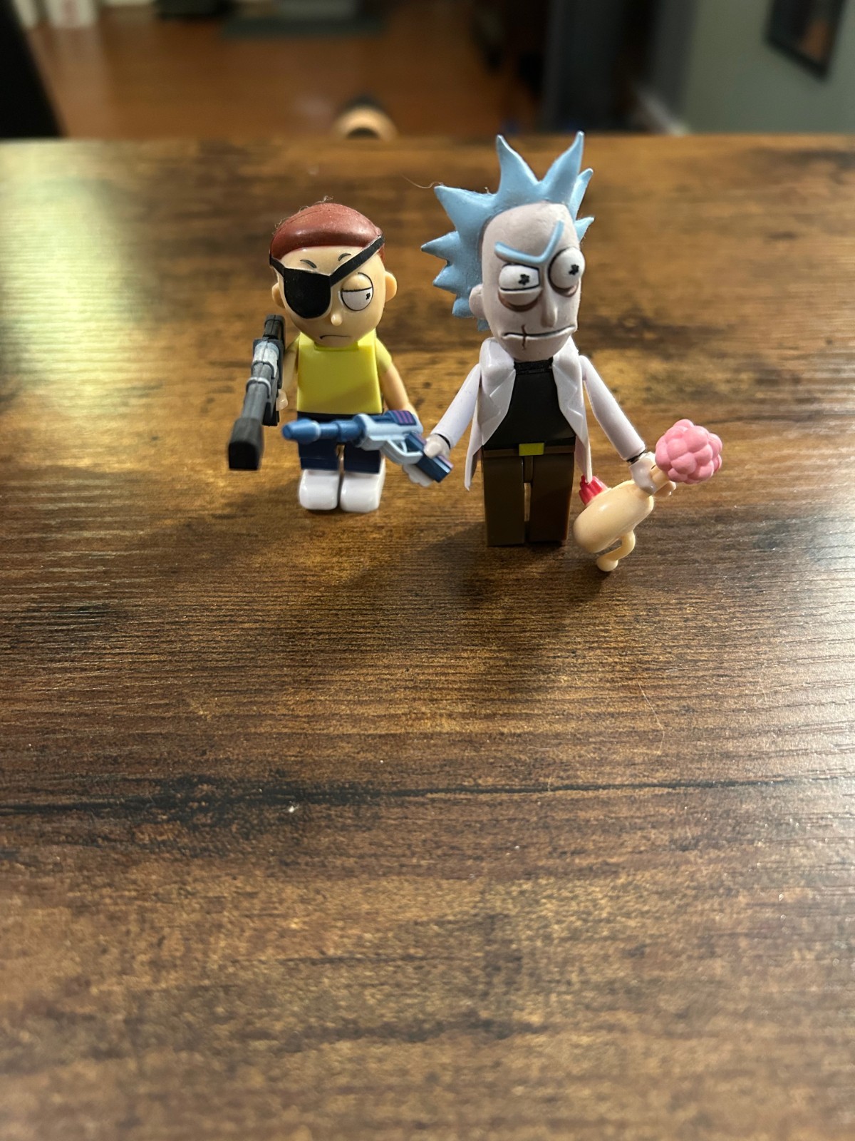 Lot of 2 Rick and Morty Evil Rick and Morty Lego Figures Mcfarlane Toys ...
